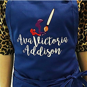 Unisex Personalized Art Teacher/Artist Embroidered Apron