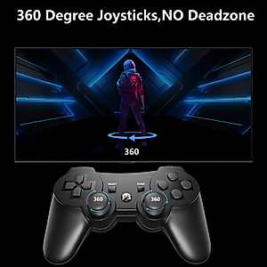 Eagolloar Wireless Controller for PS3, Dual Analog Bluetooth Rechargeable Game Controller for PS3 with Charging Cable,Dual Vibration