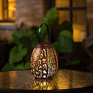TAKE ME Unique Solar Lantern,Outdoor Garden Hanging LED Light,Waterproof LED for Table,Outdoor,Party