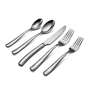 Towle Living 20-Piece Texture Stainless Steel Flatware Set, Service for 4