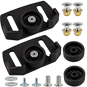 Universal Roller Snowblower Skid Shoes with Carriage Bolts for MTD Snow Thrower