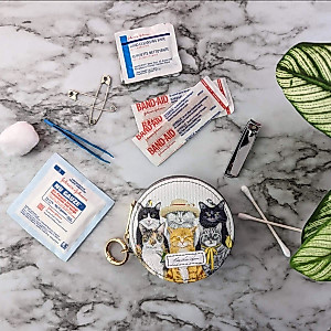 Monarque Round Zipper Case, Signature Artists (Laurel Burch Dogs And Doggies)