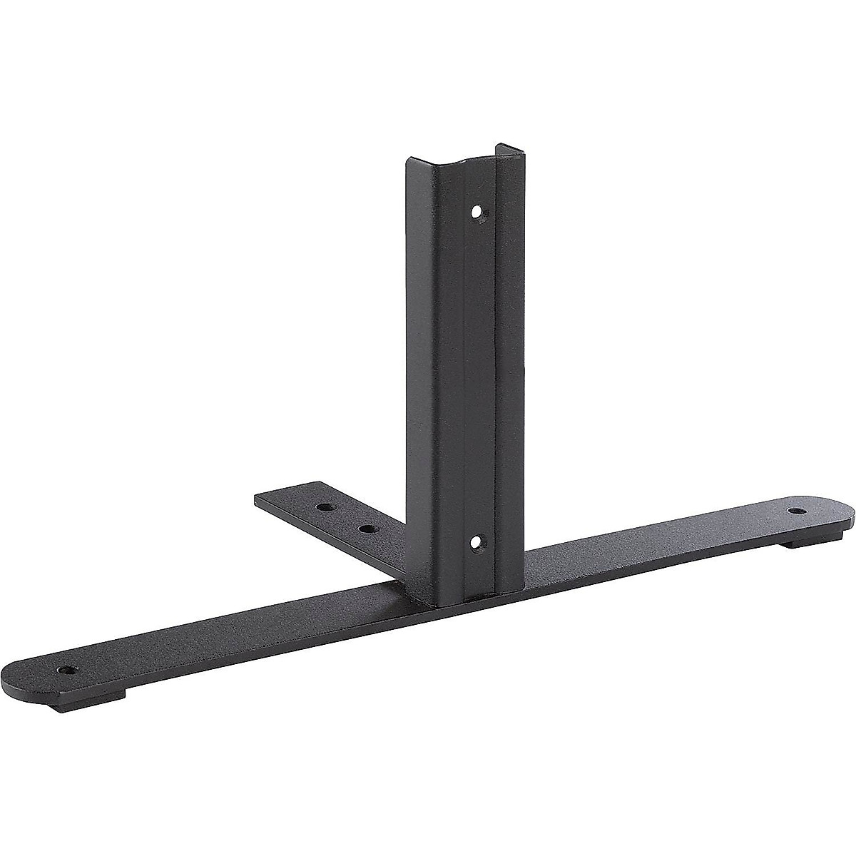 Global Industrial 8" H T-Leg Bracket for Office Partition Panels, Black (1 Pair)