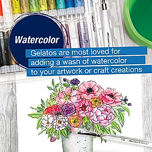 Faber-Castell Gelatos Dolce II Gift Set - 28 Colors - Multi-Purpose Art Medium Set