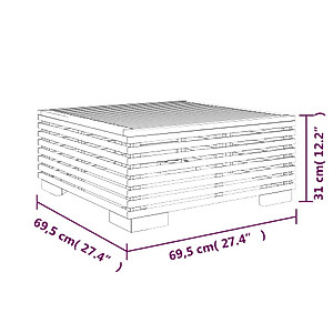 WEHUOSIF 6 Piece Patio Lounge Set with Cushions,Garden Lounge Set,Combination Sofa,Pool Sofa Set,Conversation Sofa,Party Furniture,for Homes,Offices,Living Room,Cafes,Solid Wood Teak