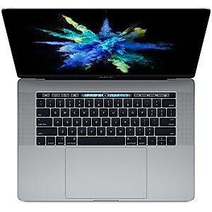 2017 Apple MacBook Pro with Touch Bar 2.8GHz Intel Core i7 (15-inch, 16GB RAM, 512GB SSD Storage) - Space Gray (Renewed)
