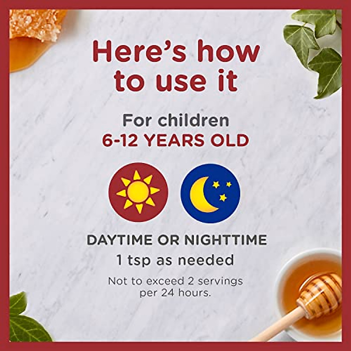 Zarbee's Kids All-in-One Day/Night Cough Value Pack for Children 6-12 with Dark Honey, Turmeric, B-Vitamins & Zinc, 1 Pediatrician Recommended, Drug & Alcohol-Free, Grape Flavor, 2x4FL Oz