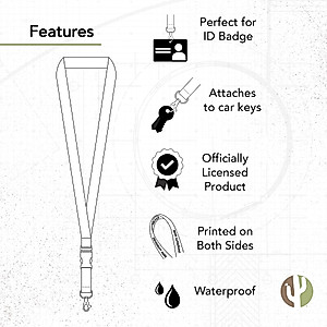 Desert Cactus Emporia State University Lanyard Hornets ESU Car Keys ID Badge Holder Keychain Detachable Breakaway Snap Buckle (Yellow)