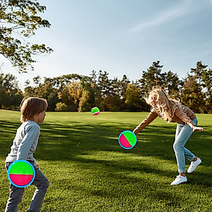 Qrooper Kids Toys Toss and Catch Game Set - Beach Toys Pool Toys Outdoor Toys for Kids Ages 4-8, Stocking Stuffers for Kids, Beach Games, Yard Games for Kids Adults Family Outside Games