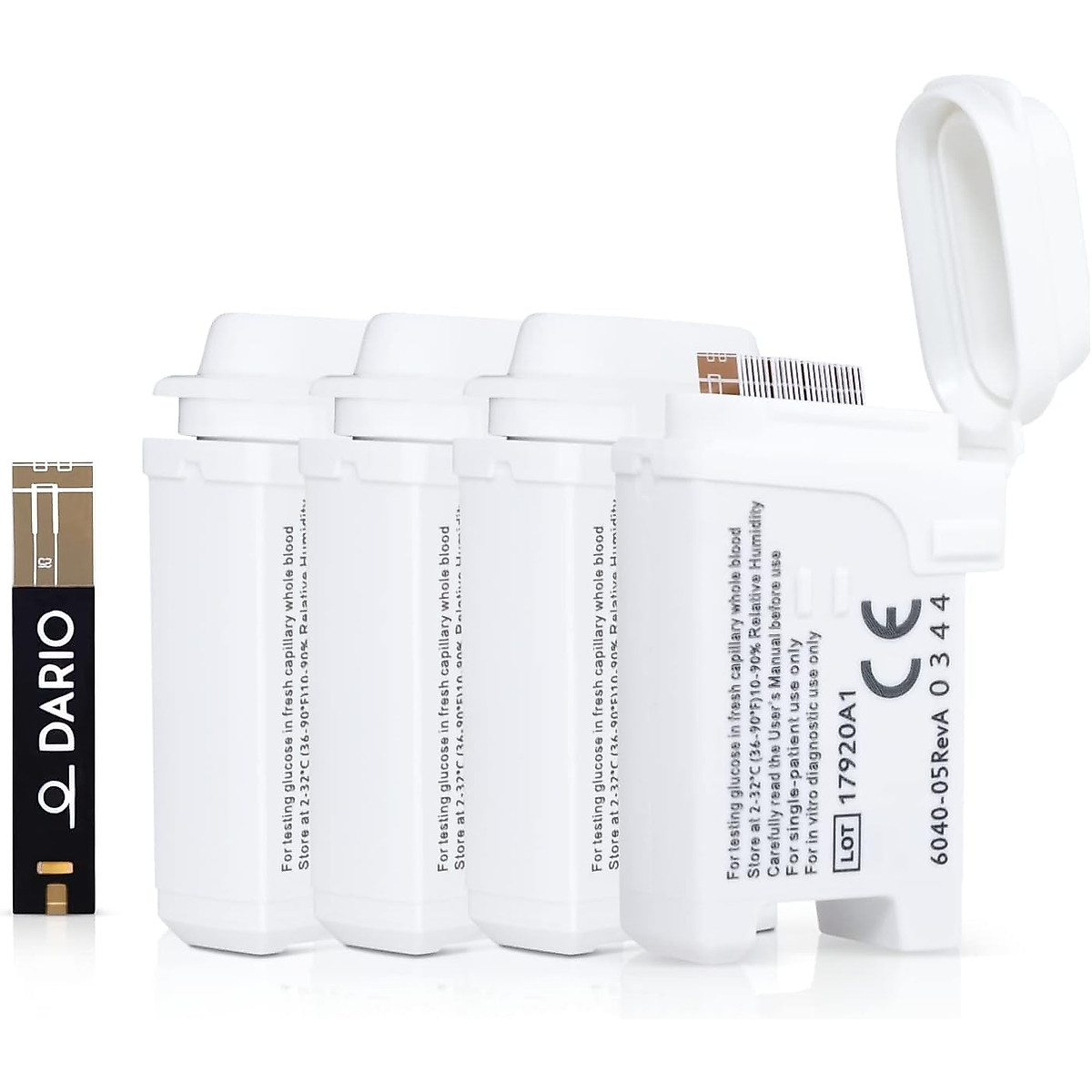 Dario Bundle: 100 Test Strips, 100 Lancets & Blood Glucose Travel Case