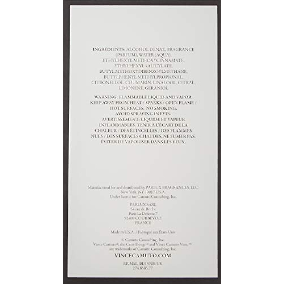 Vince Camuto Virtu Eau De Toilette Spray for Men, 3.4 Fl Oz