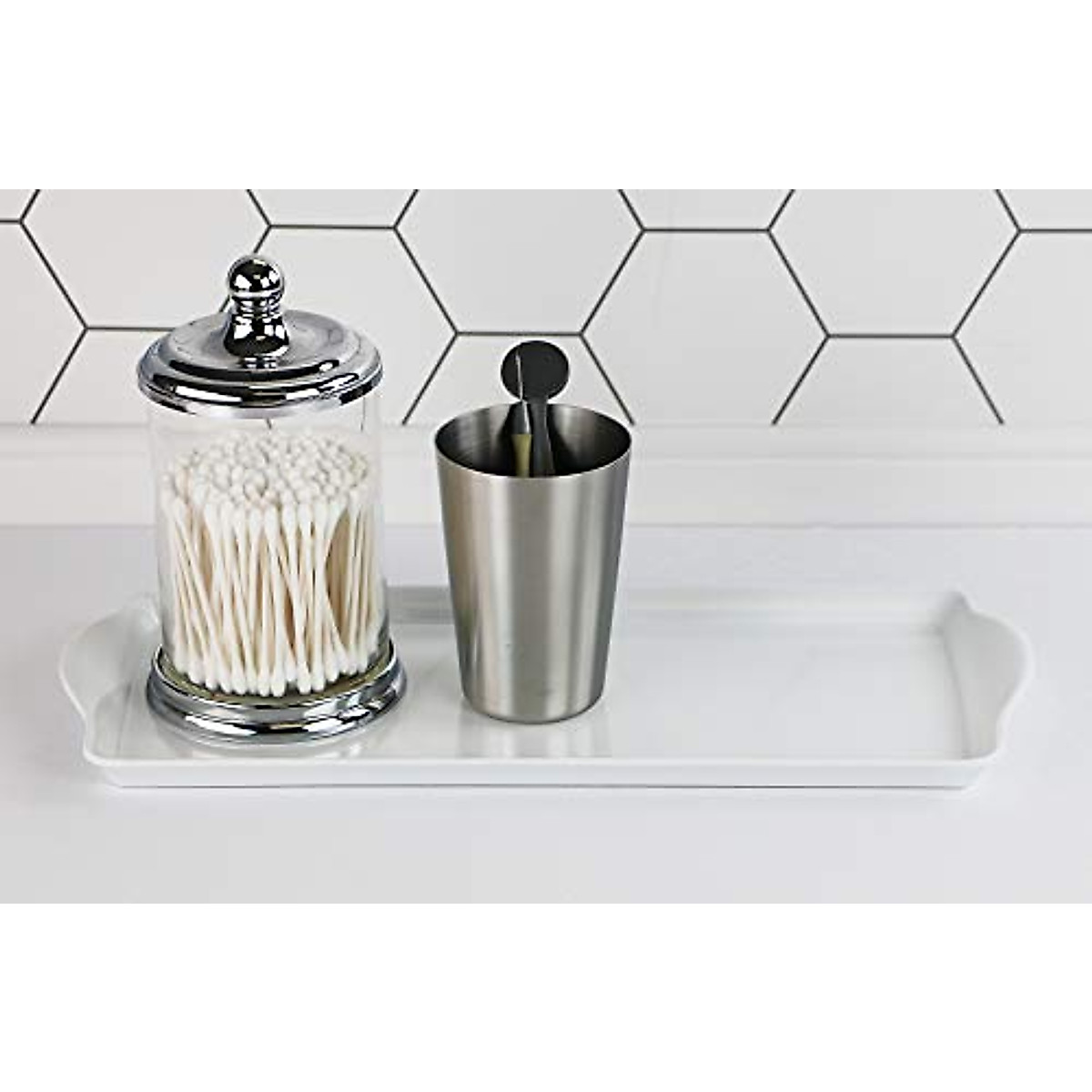 Calypso Basics, Sandwich Melamine Tidbit Tray, White