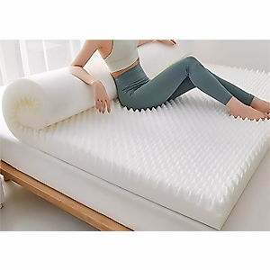SINCERE Custom 2"-3 in-4 inch Foam Mattress Topper, Cut to Twin Full Queen King Size Bed Topper, Soft Firm Mattress Pad for Sleeper Sofa Couch RV Chair Cushion Pillow Top, Soundproof Foam Sponge