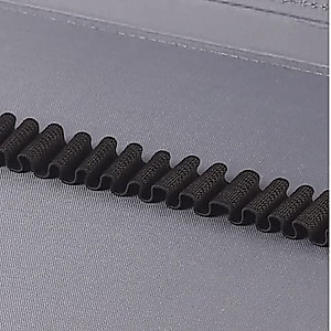 Shulaner 120 Slots Colored Pencil Case Organizer with Zipper Large Capacity Pen Holder Bag for Student or Artist Blue Flower