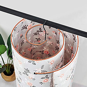 Clothes Drying Rack Stainless Steel, Spiral Clothes Hangers Space Saving Rack, Multifunction Rotating Shaped Drying Rack Quilt Bed Sheet Bedspread Blanket Airer Holder for Home Laundry Hotel, White