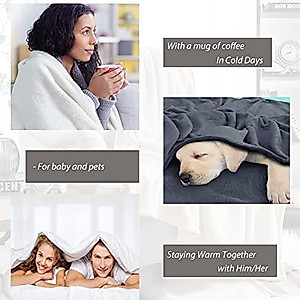 COSPOT Custom Photo Blanket for Couples, Personalized Fleece Throw Blankets, Flannel Picture Blanket, Gifts for Husband/Wife/Girlfriend/Boyfriend, Birthday Valentines 30" W x 40" L