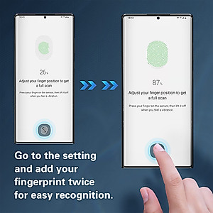 AACL [Fingerprint Compatible][3-Pack] 3D Curved Tempered Glass for Samsung Galaxy S22 Ultra 5G Screen Protector, [Easy Installation with Alignment][Anti-Scratch][Case Friendly]