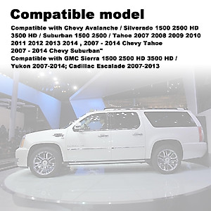 2Pcs Door Lock Knob, Interior Front Or Rear Door Lock Knob Buckle Window Locker Compatible with 2007-2014 Chevy Avalanche Silverado Suburban Tahoe GMC Sierra Yukon Cadillac Escalade Replaces15844616