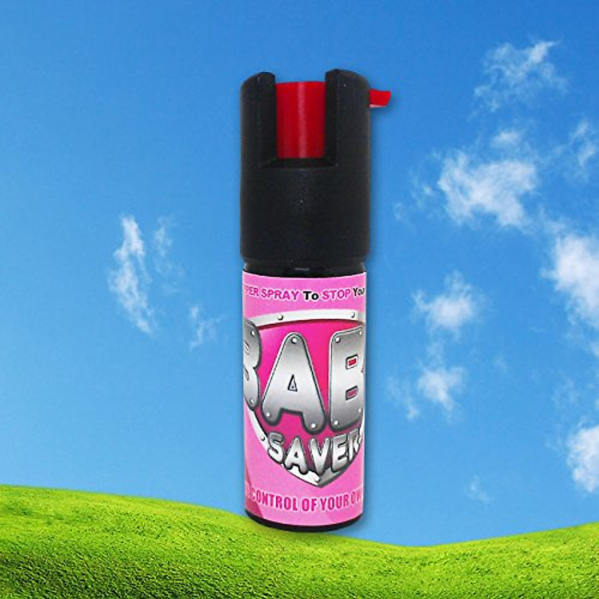 Baby Saver Pepper Spray For Women - Made For Wheeled Joggers And Baby Strollers - Fits Easily On Bars - Running - Jogger - Walking - Baby Safety