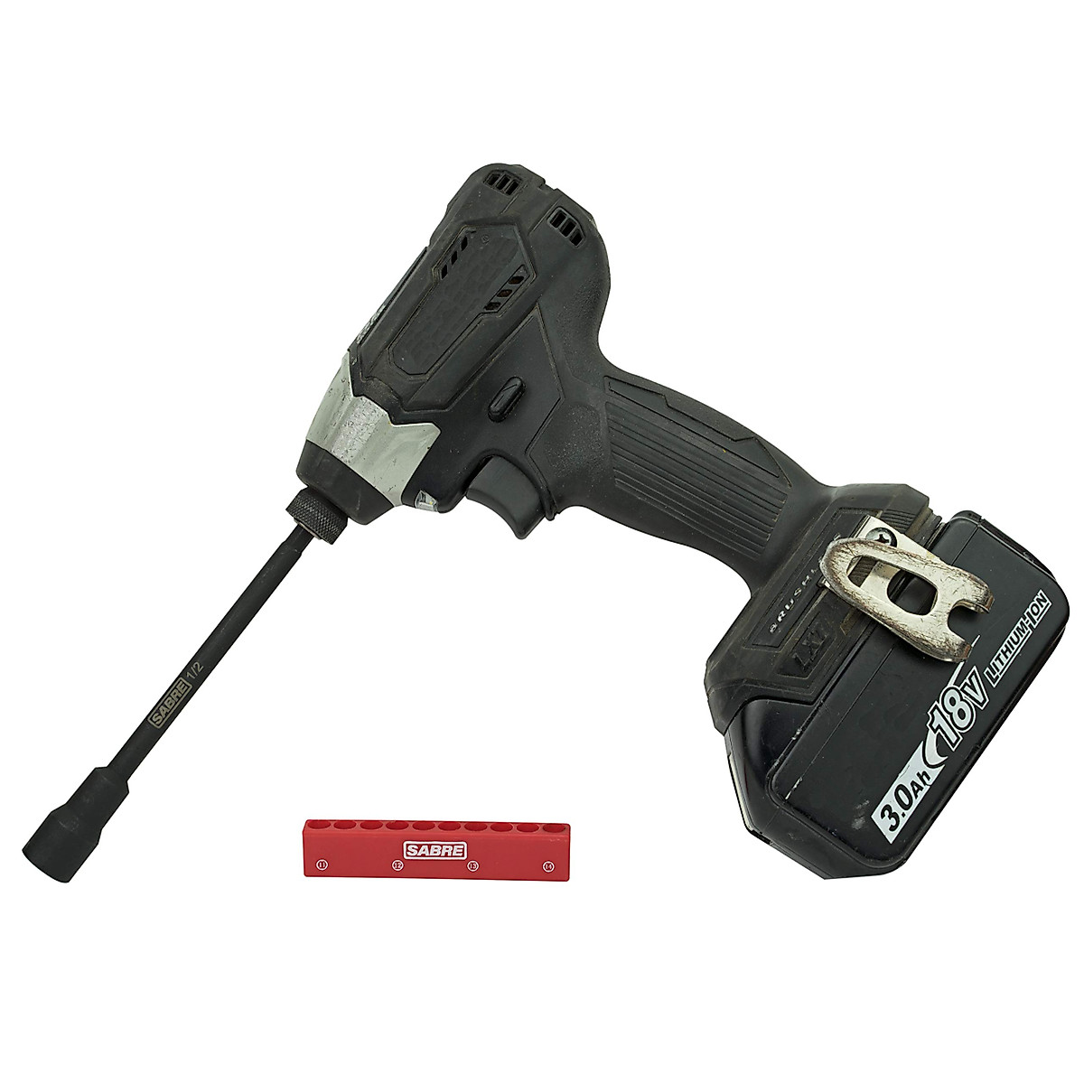 Sabre Tools 8 Piece Metric Impact Magnetic Nut Driver Set – 6 Inch Length, 1/4 Inch Hex Shank, Magnetic Socket Tip (8 Piece Metric Set)