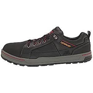 Cat Footwear Men's Brode Steel Toe Work Shoe, Black, 11