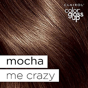 Clairol Color Gloss Up Temporary Hair Dye, Mocha Me Crazy Hair Color, Pack of 1