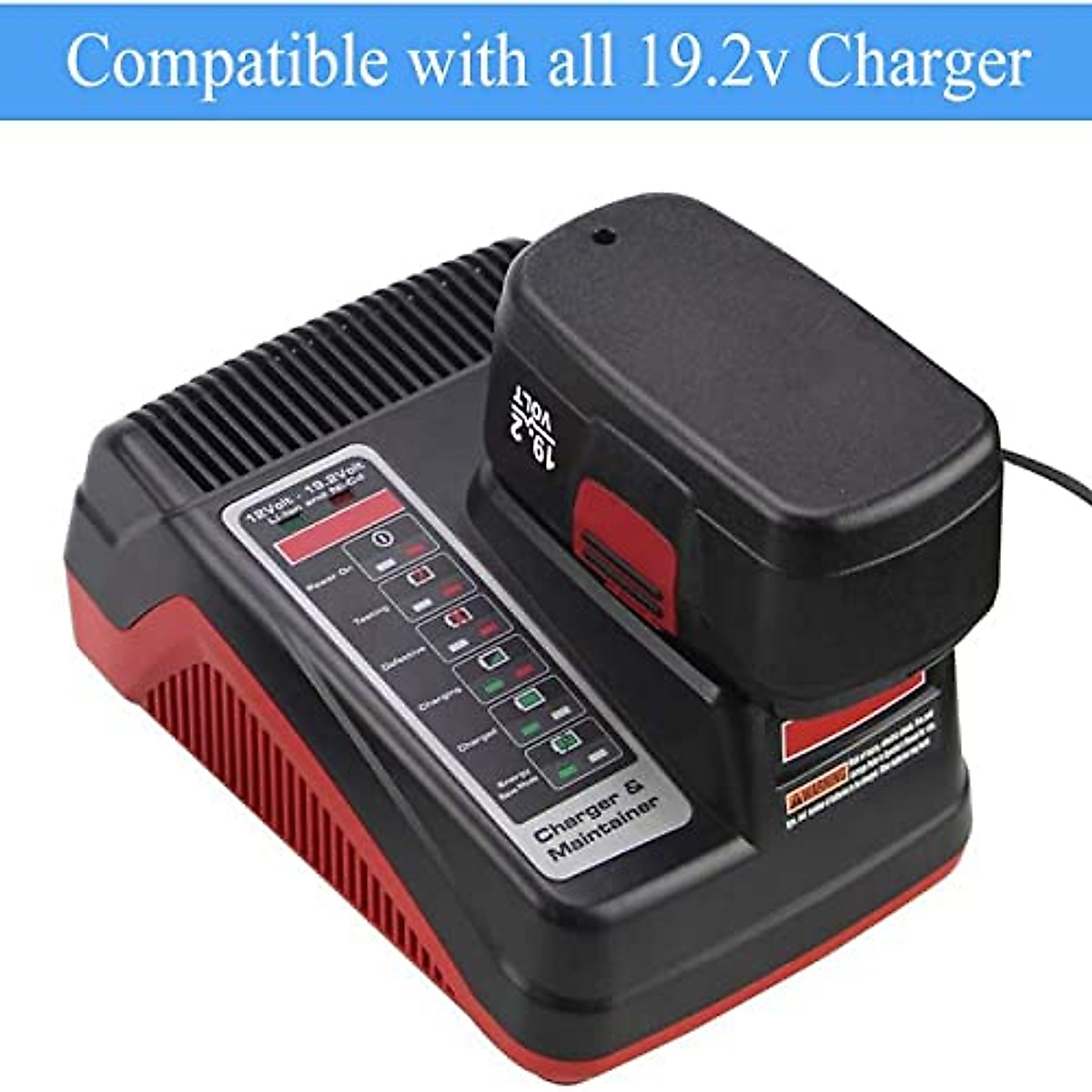 [Upgraded to 3.6Ah] 2 Pack Replacement Battery Compatible with Craftsman 19.2 Volt Battery C3 DieHard 130279005 130279003 130279017 315.115410 315.113753 315.11485 1302350211323903 1323517 120235021