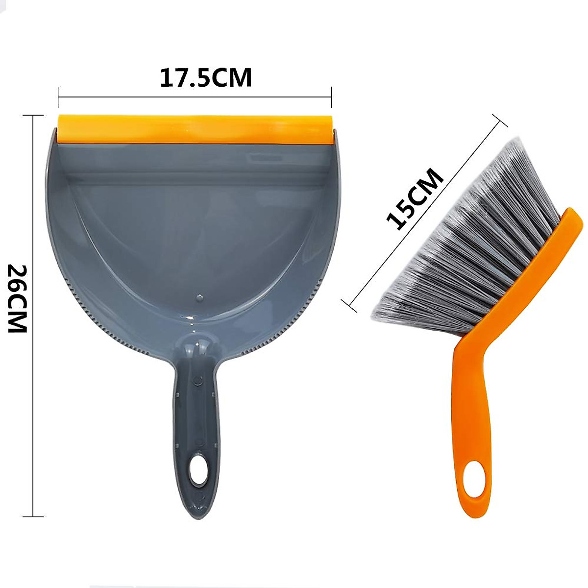 Dustpan and Soft Brush Set Desktop Mini Broom Brush Cleaning Small Dustpan Light Partial Cleaning Special widely Used in Bathroom,Kitchen,Home, Lobby, Table Desktop