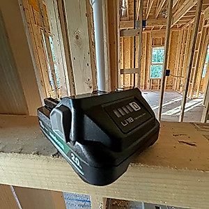 Metabo HPT 18V 2-Pack Batteries and Charger Kit | 2.0 Ah Batteries Include Charge Indicator | UC18YKSLS