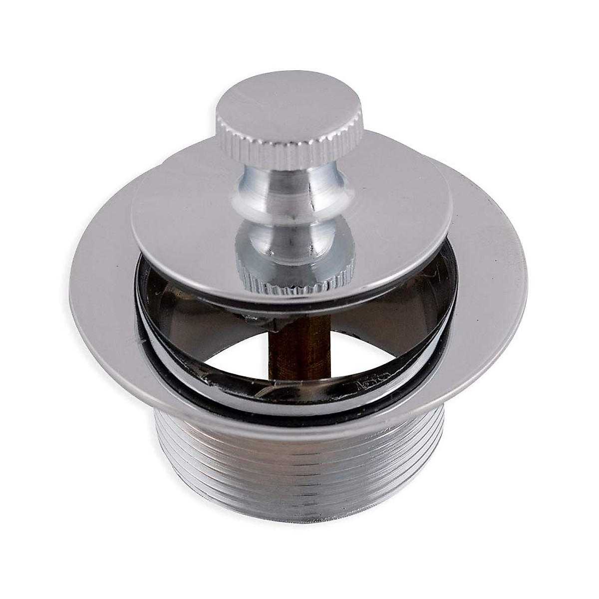 EZ-FLO 1-1/2 Inch Schedule 40 ABS One-Hole Bath Waste, Lift-n-Lock Stopper, 35222