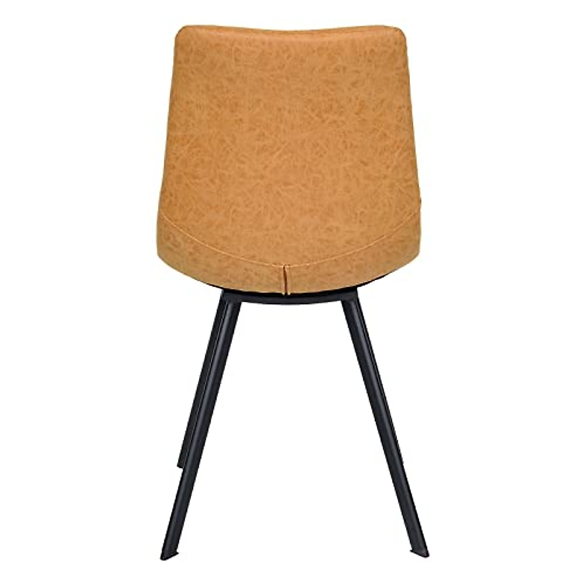 LeisureMod Markley Dining Chair, Light Brown