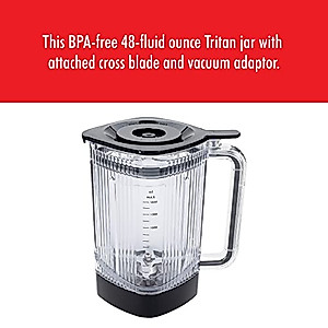 ZWILLING Enfinigy 60-oz Power Blender Jar with Cross Blade and Vacuum Lid - Black