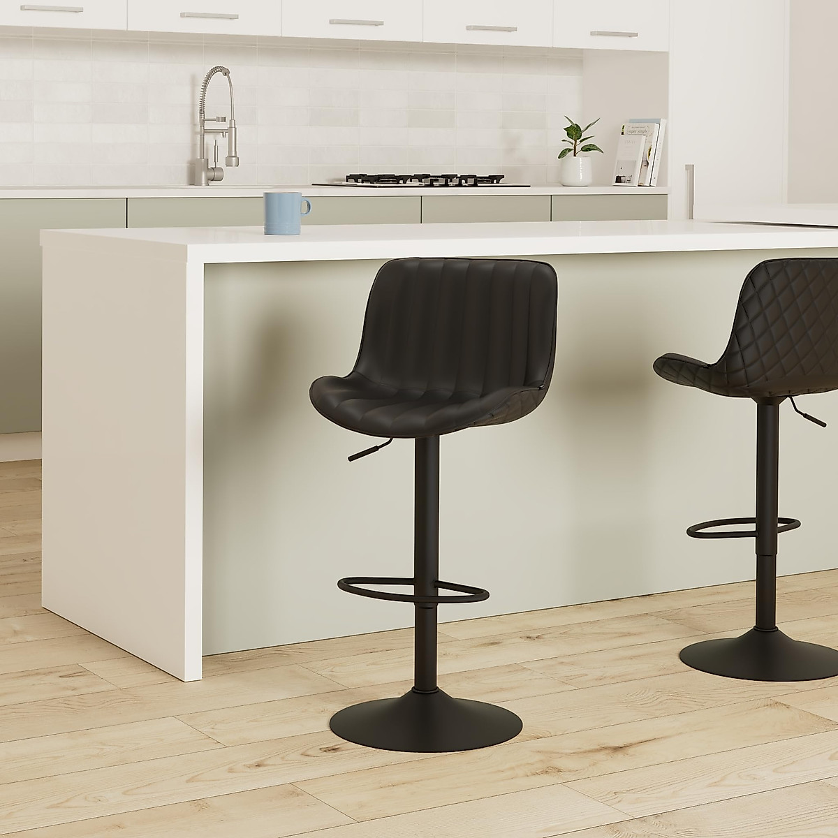 YOUNUOKE Upholstered Bar Stools