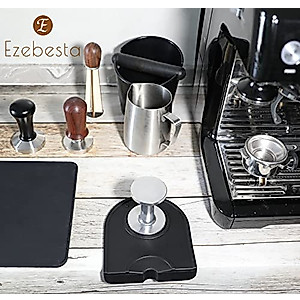 Ezebesta Dual-Sided Espresso Hand Tamper 51mm and 58mm Dual Ended Tamper Coffee Ground Press Barista Tool for Portafilter Machine