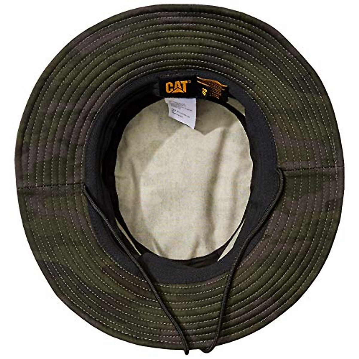 Caterpillar Men's Trademark Safari Cap, Night camo, One