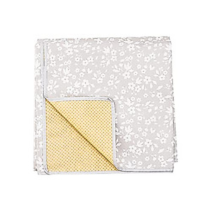 HappyFlute Splat Mat for Under High Chair/Art/Crafts/Playtime,Waterproof and Washable Splat Mat for Baby Feeding Supplies,43'x43' Square(Flowering Straw)