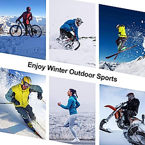 ROCKBROS Fleece Ear Warmers Headband Men Women for Running Cycling Biking Warm Ski Ear Band for Winter Cold Weather