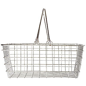 Spectrum Diversified Wire Storage Basket, Medium, Chrome (43270)