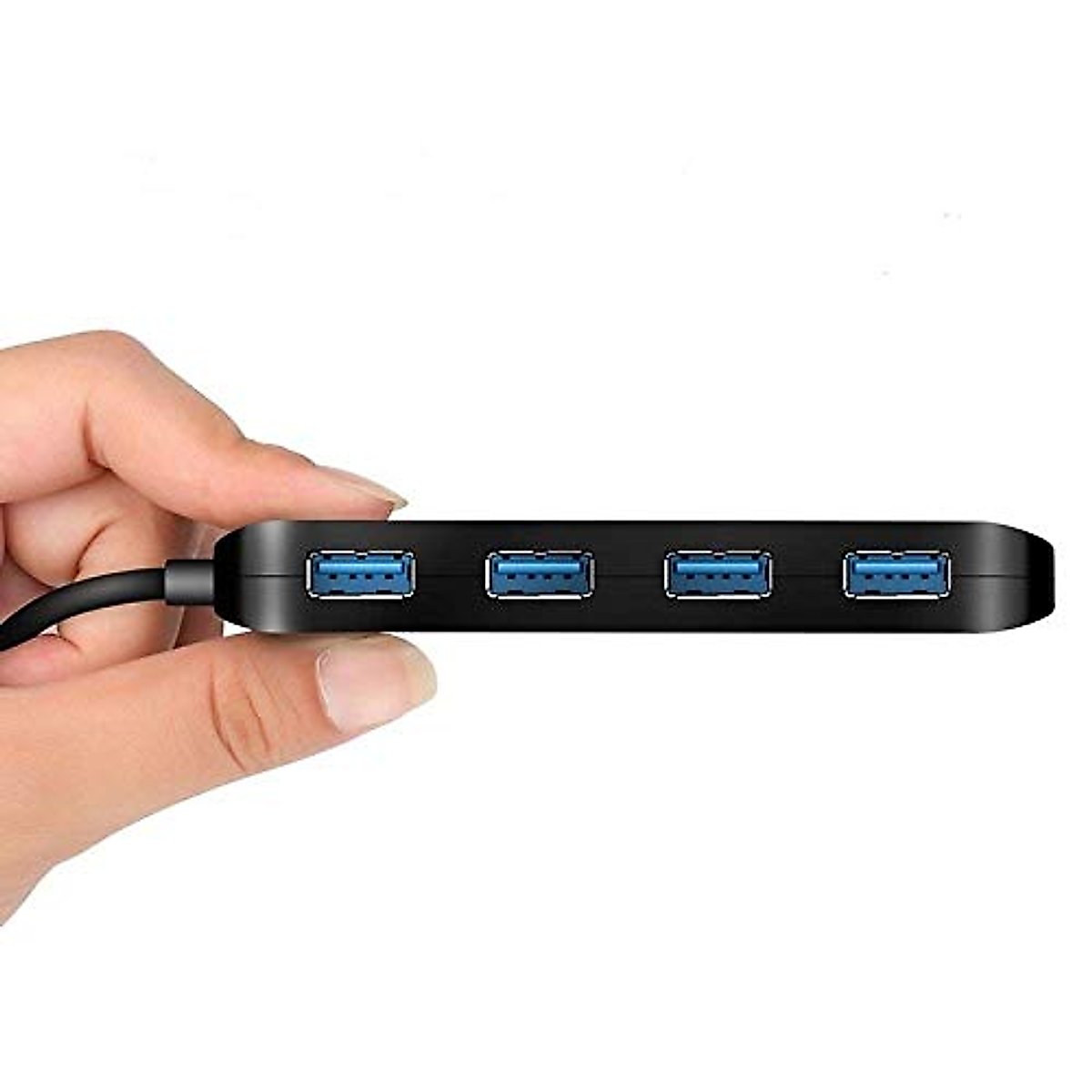 JSANSUI Distributor hub USB Splitter One Drag Four Button Fuel Injection Usb3.0 Hub 4-Port Switch Hub Super High Speed Usb3.0 4-Port Hub