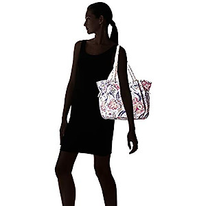 Vera Bradley Women's Cotton Glenna Satchel Purse, Hummingbird Park, One Size
