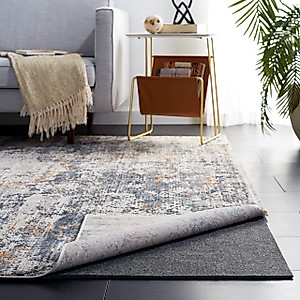 Safavieh PAD130 Durable Hard Surface and Carpet Non-Slip Rug Pad, 9-Feet by 12-Feet , Grey