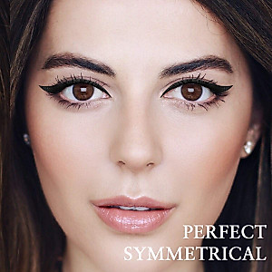Winged Eyeliner Stamp-2Pens,Long Lasting Liquid Eyeliner Pen Waterproof Vamp Style Wingliner For Cat Eye