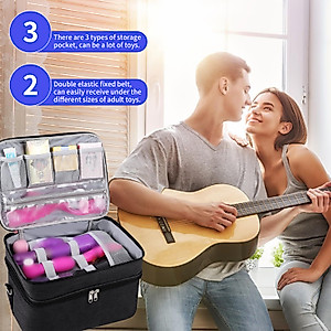 Toy Storage Bag Organizer Case for Women and Men,Lock Box Travel Bag Game Toys Storage Bags