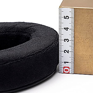 Voarmaks Super Large Ear Pads Extra Thick Foam Cushion Compatible with Skullcandy Crusher/Evo/Hesh 3 Headphone Comfortable Wearing Experience Cover Full Giant Ears Bass Booster (Velvet Ear Pads)