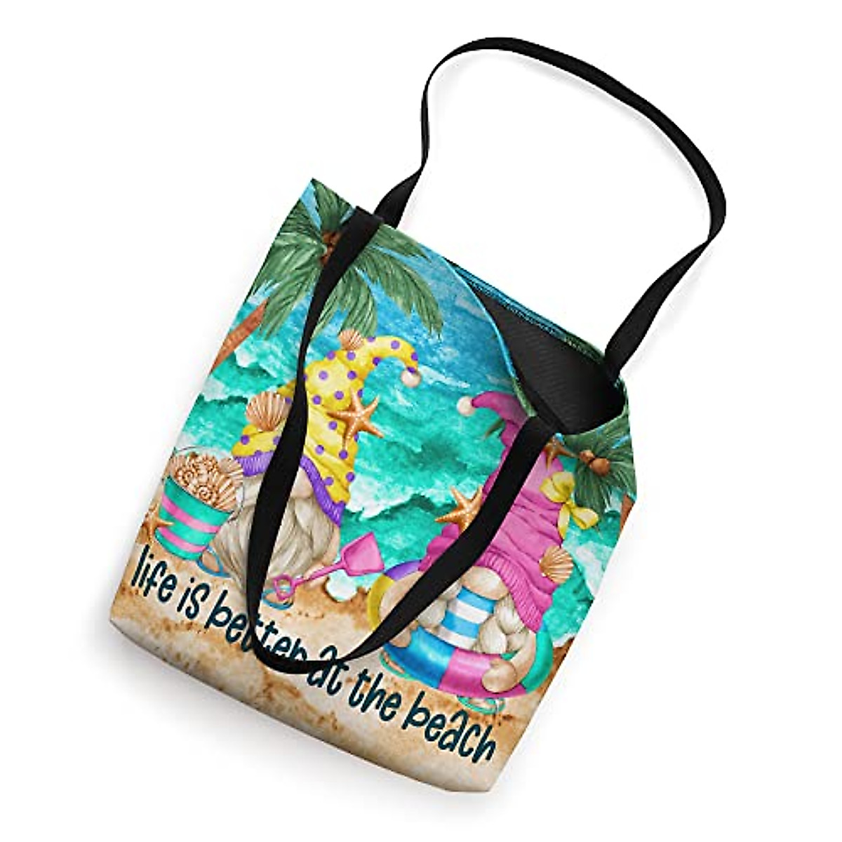 Unique Summer Gnomes For Women Life Is Better At The Beach Tote Bag
