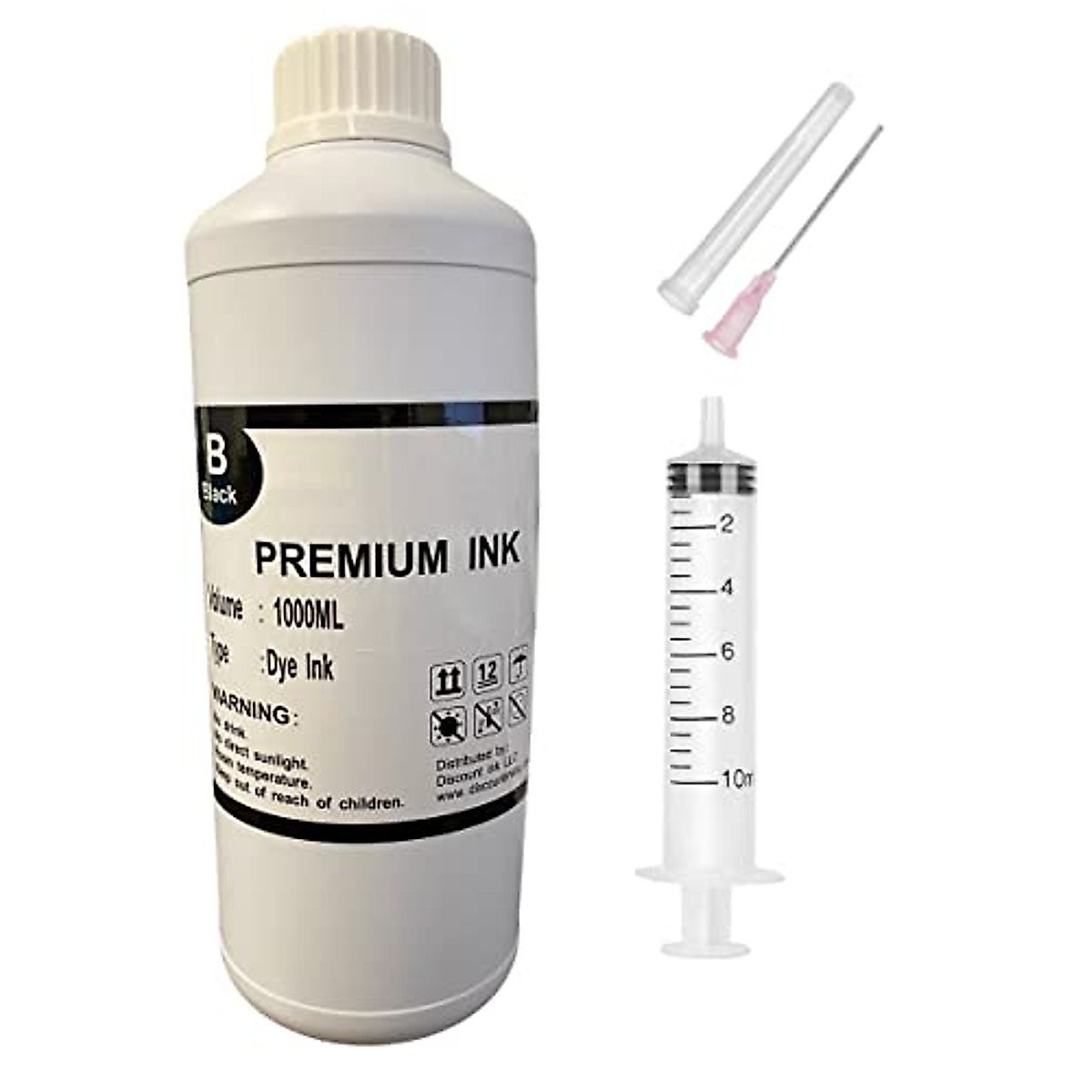 Bulk Refill Ink Bottles Compatible with All Epson Workforce Epson EcoTank HP Officejet HP Deskjet Brother MFC Canon Black refill ink Black refill ink