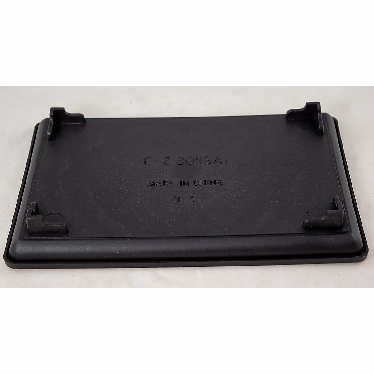 2 Rectangular Black Plastic Humidity/Drip Tray for Bonsai Tree and House Indoor Plants - 9"x 6"x 1"