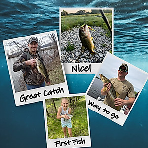 Delong Lures 6" Weedless Leggy KILR Fishing Worms for Bass, Pike, and Other Sport Fish, Soft Plastic for Bass Fishing, Pike Fishing Lures Baits Tackle Worms for Fishing (Black/Blue)