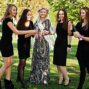 XunYee Margs and Matrimony Bachelorette Margarita Party Decoration Bride to Be Sash with Bachelorette Veil and Sash for Matrimony Bridal Shower Gift Wedding Supply