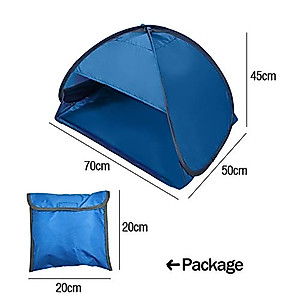 COLEON Portable Sun Shelter Mini Head Pop Up Tent for Beach Sunbathing Windproof Sand Proof